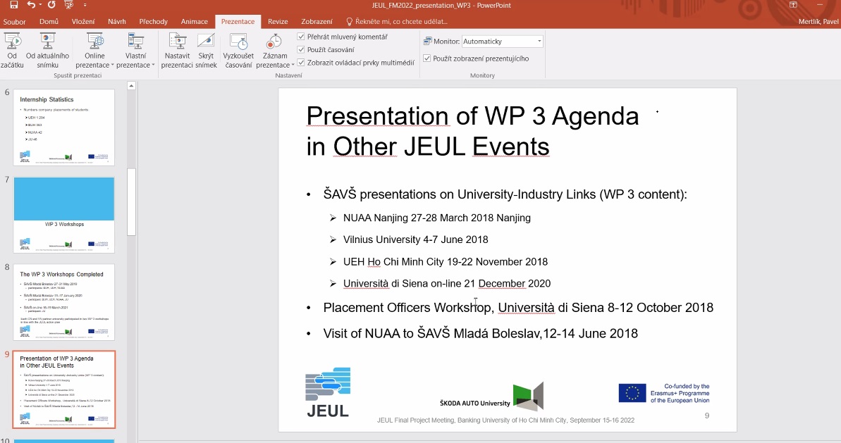 University of Siena took part to the closing meeting of JEUL ...