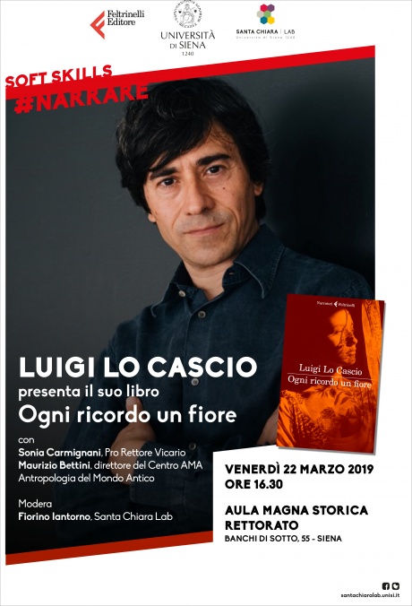 Luigi Lo Cascio presenta il suo libro “Ogni ricordo un fiore ...